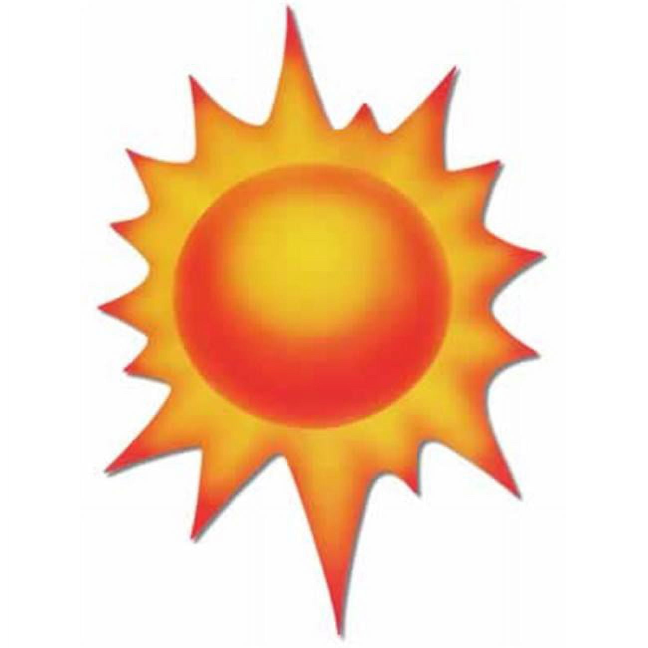 Beistle Sun Cutout Party Accessory (1 count) - Walmart.com