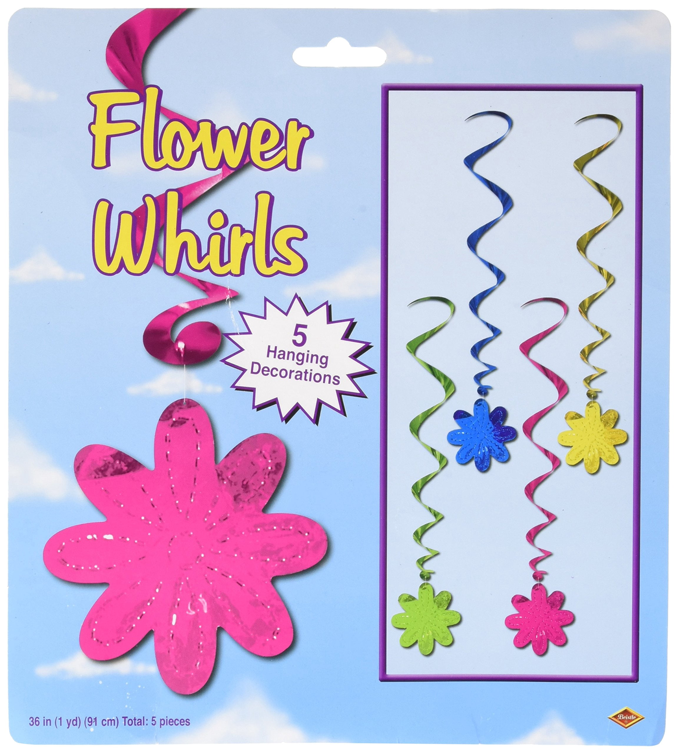 Beistle - 57569 - Flower Whirls - Pack of 6 - Walmart.com