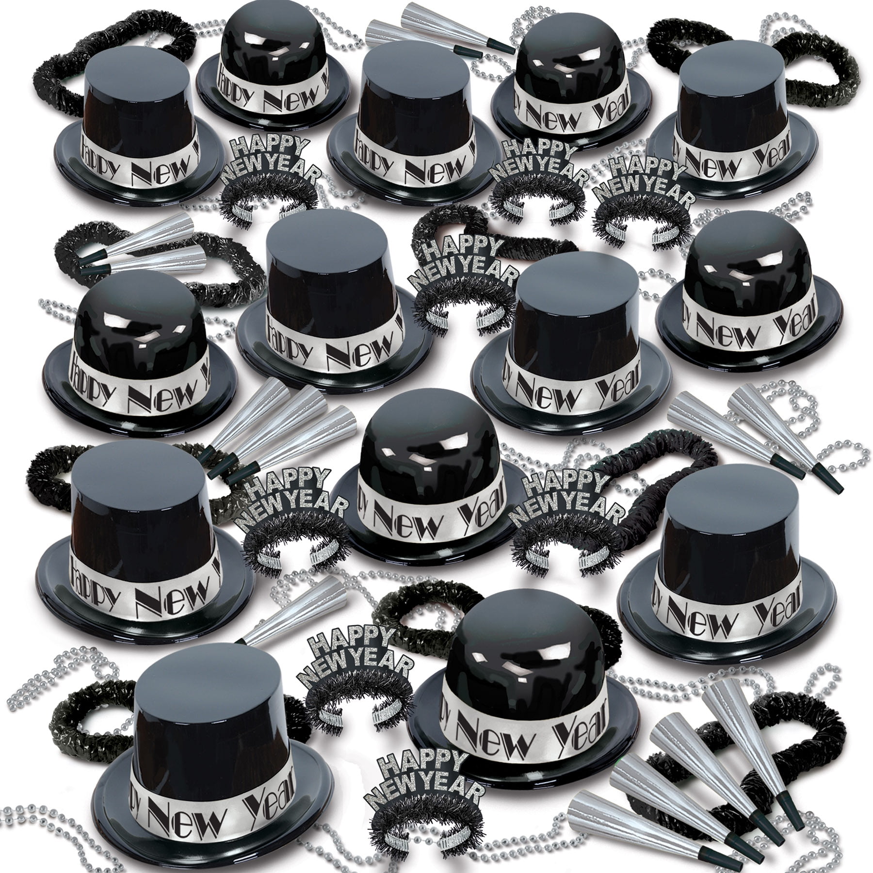 New Year Showtime Silver DeluxeAssortment Contains 225 items for your ...