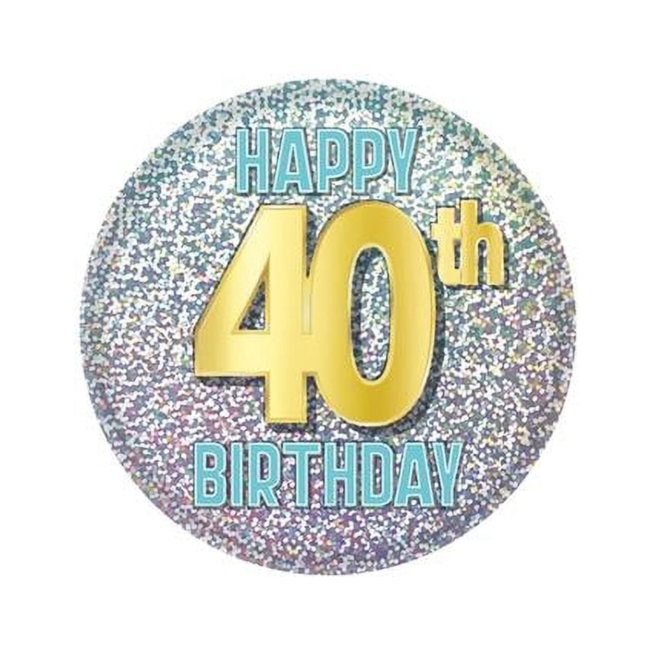 40th Birthday Button - Walmart Business Supplies