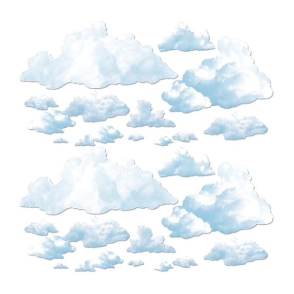 288 Piece Beistle Fluffy Cloud Party Props - Walmart.com