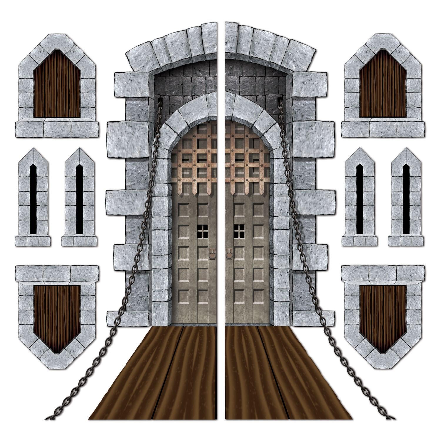 108 Piece Beistle Castle Door/Window Party Props - Walmart.com