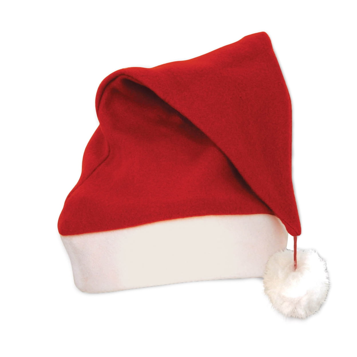 Beistle Christmas Party Decorative Plush Santa Hat (1 Per Card) - 12 ...