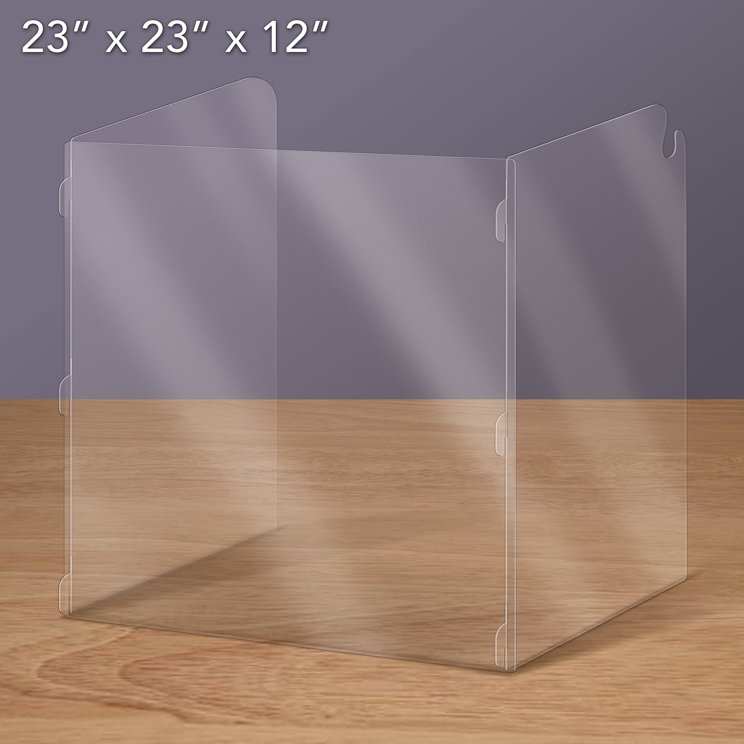 Beistle - Clear School Desk Shield - 23" wide x 23" tall - Pack of 6 ...