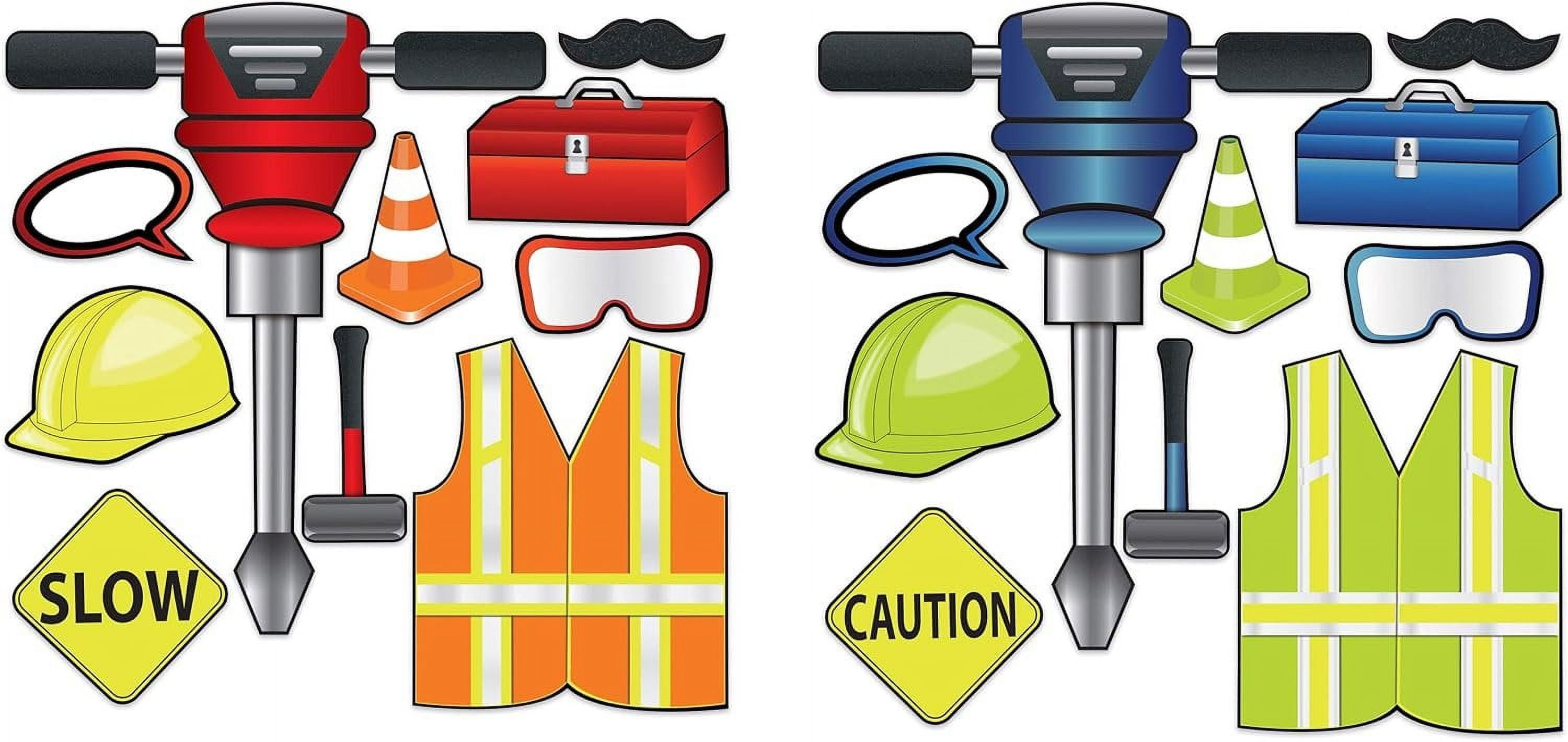 Beistle Construction Photo Fun Signs 20 Piece, 4.5" - 21.25 ...