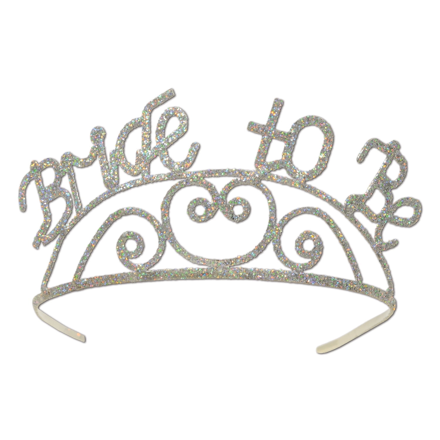 Beistle - Glittered Metal Bride To Be Tiara - Pack of 6 - Walmart.com