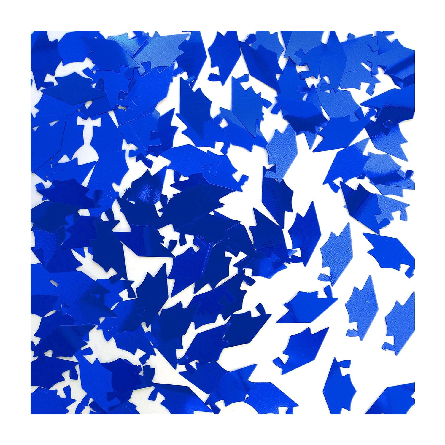 Beistle Graduation Caps Confetti Blue 5/Pack CN014 - Walmart.com