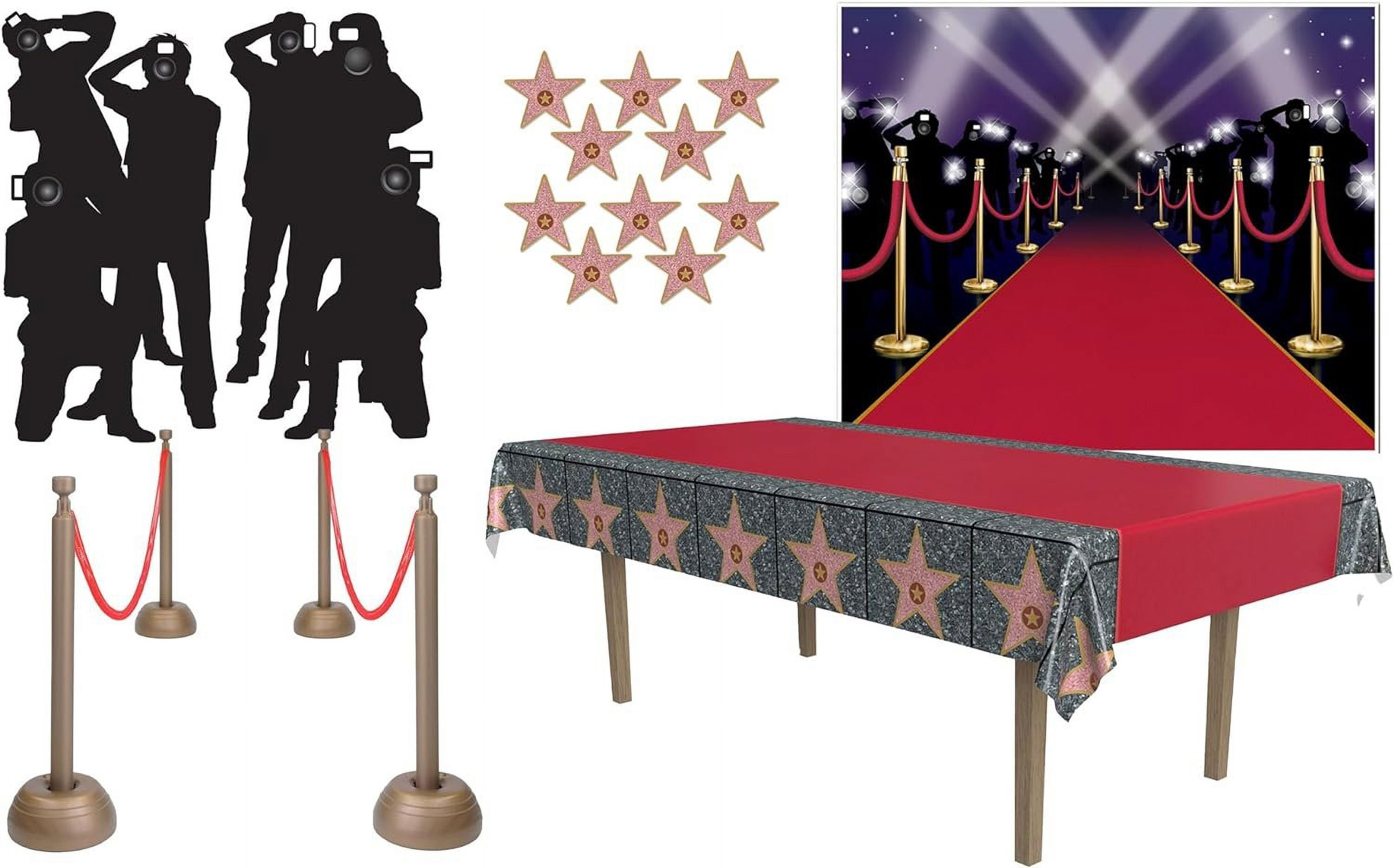 Beistle Hollywood Stars Themed Party Decoration Kit - Paparazzi ...