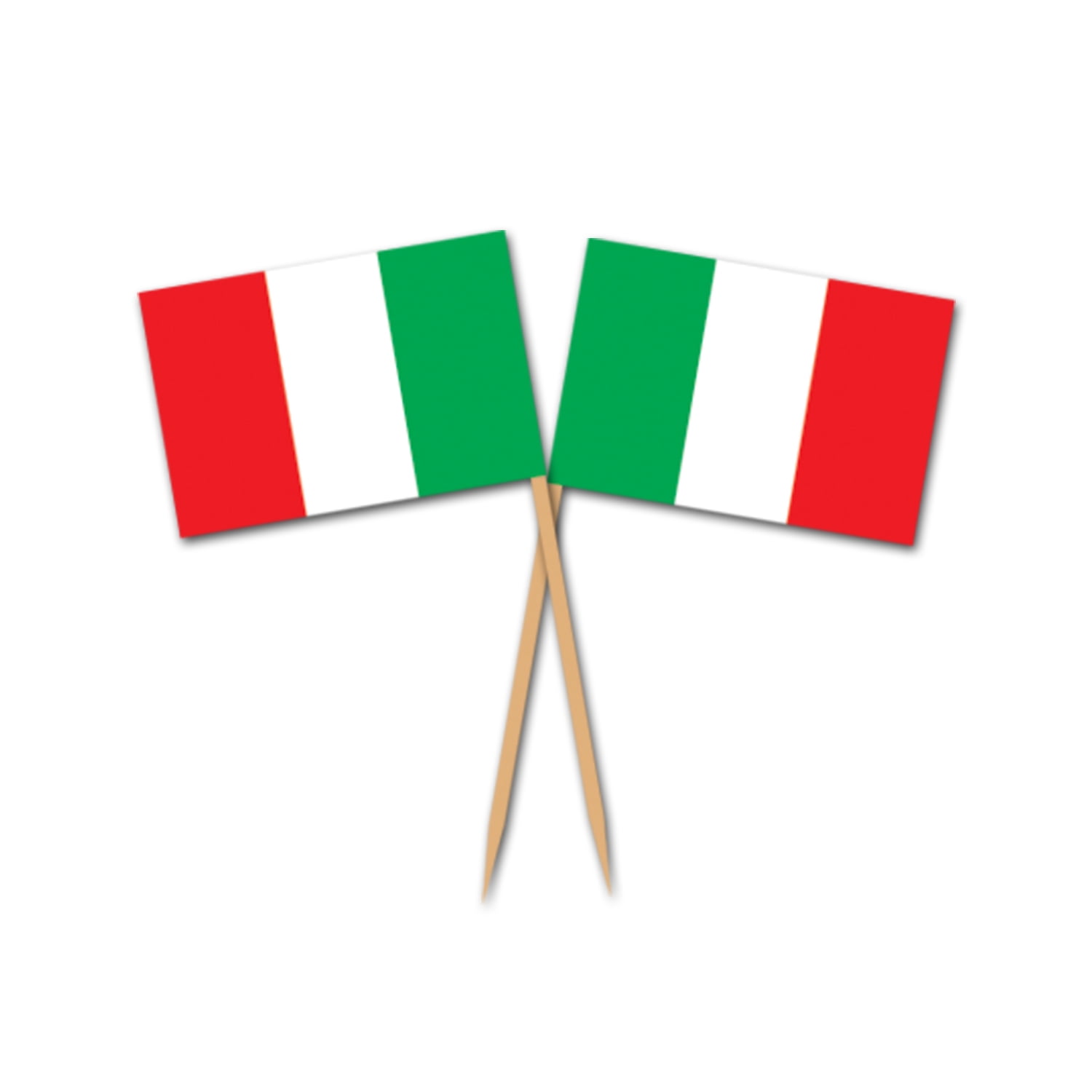 Beistle - Italian Flag Picks - 2½" - Pack of 12 - Walmart.com