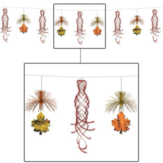 Beistle - Leaf Shimmer Garland - 10 feet - Walmart.com