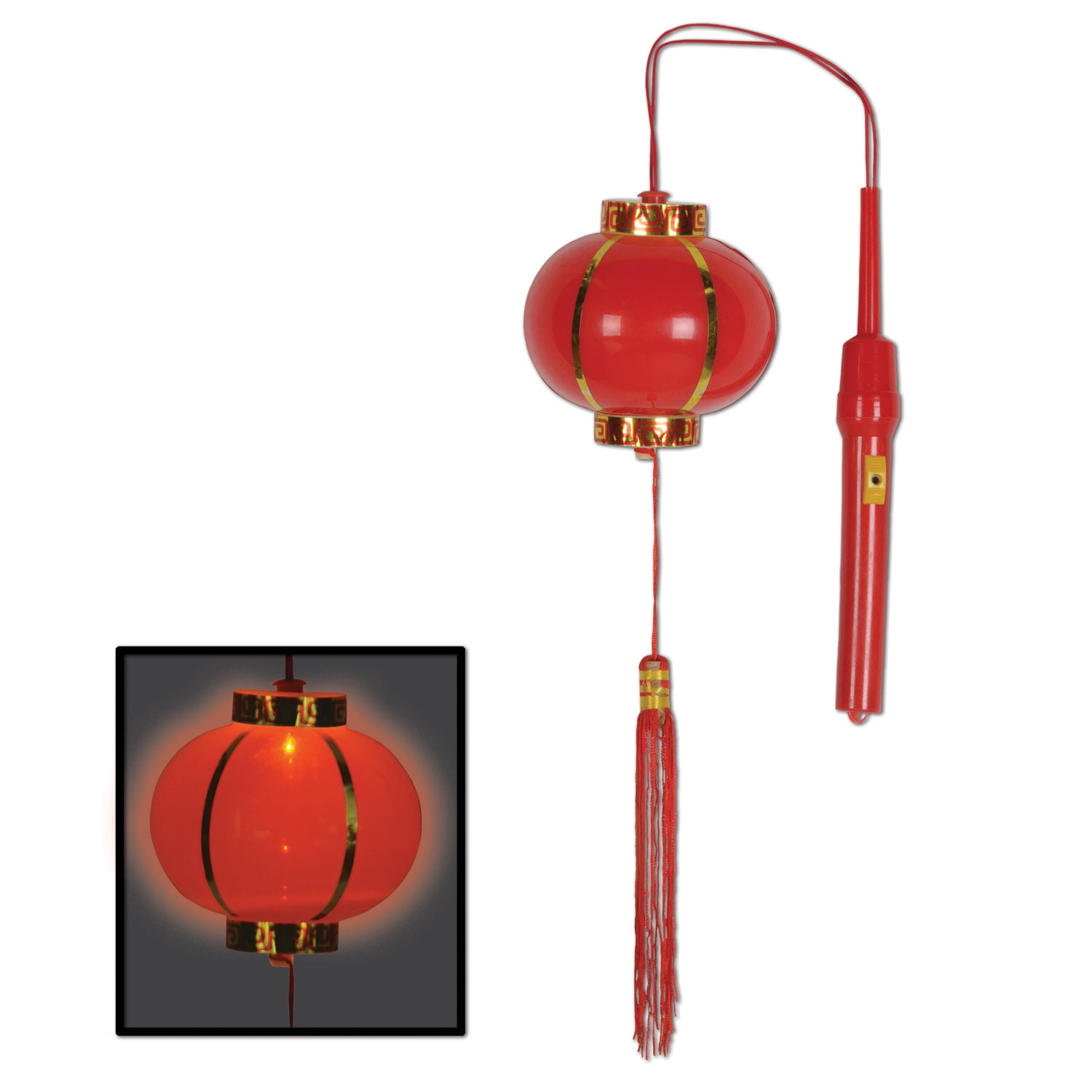 Beistle - Light-Up Asian Lantern - 4" - Pack of 12 - Walmart.com