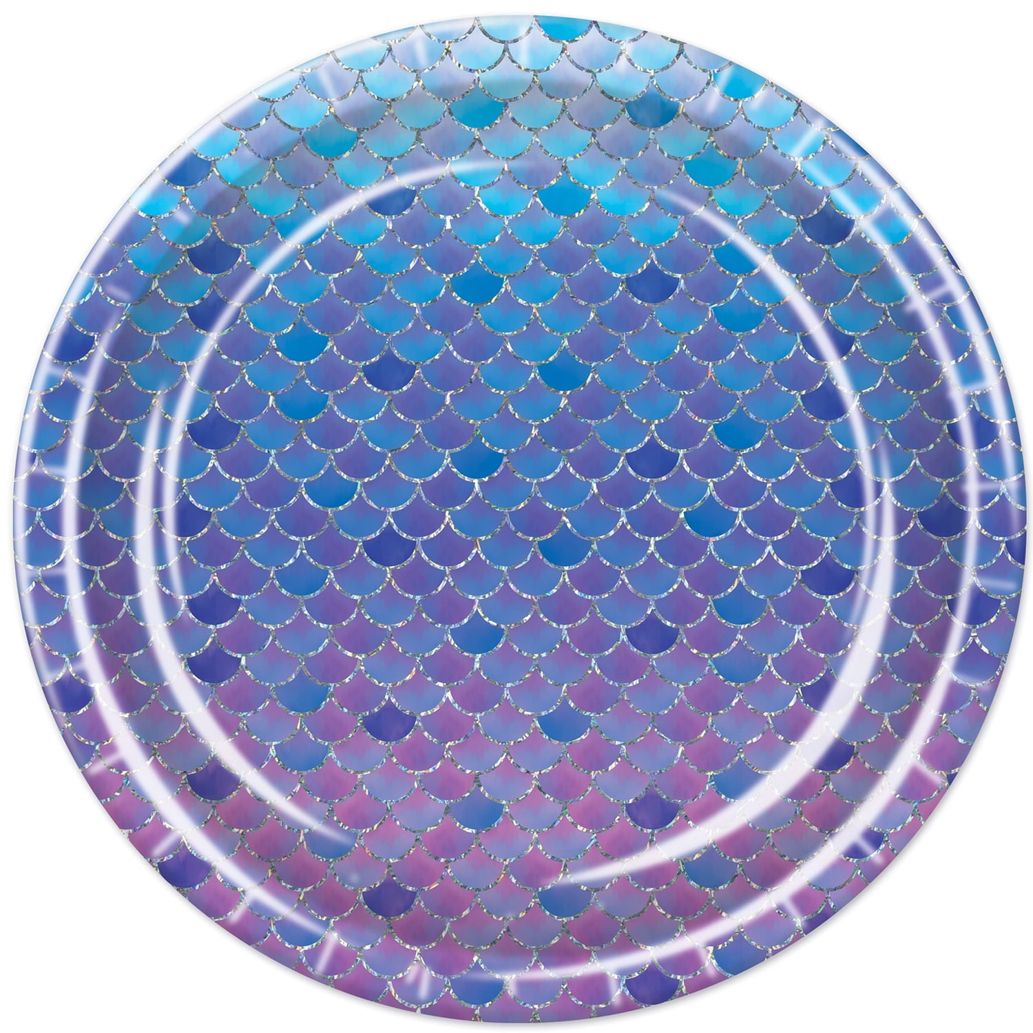 Beistle - Mermaid Scales Plates - 9" - Pack of 12 - Walmart.com