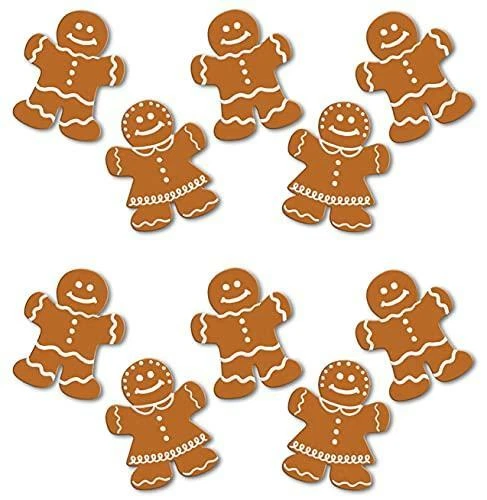 Beistle Mini Mini Gingerbread Christmas Cutouts-10 Pcs, Mini - Walmart.com