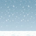 Beistle Winter Sky Christmas Wall Backdrop - 4' x 30' - Pack of 6 ...