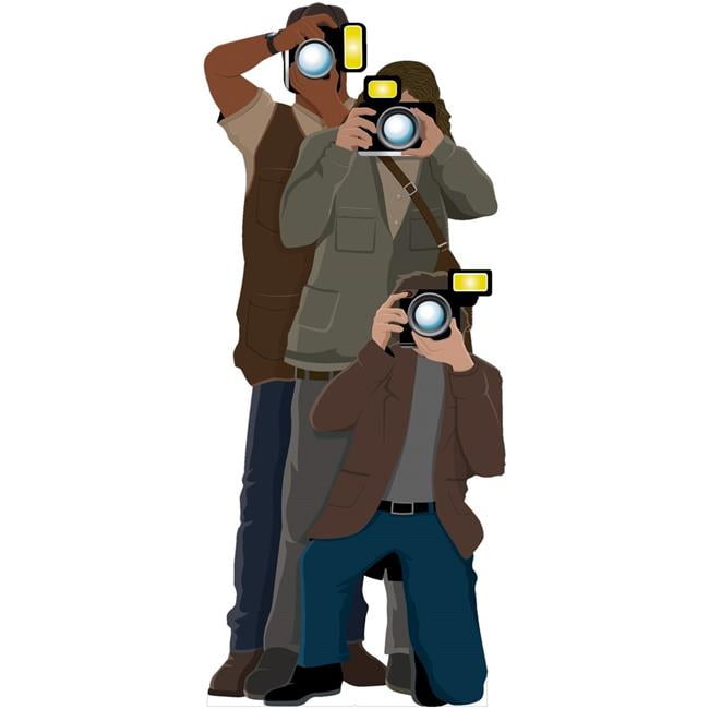 Beistle Paparazzi Easel Attached Stand-Up - Pack of 12 - Walmart.com