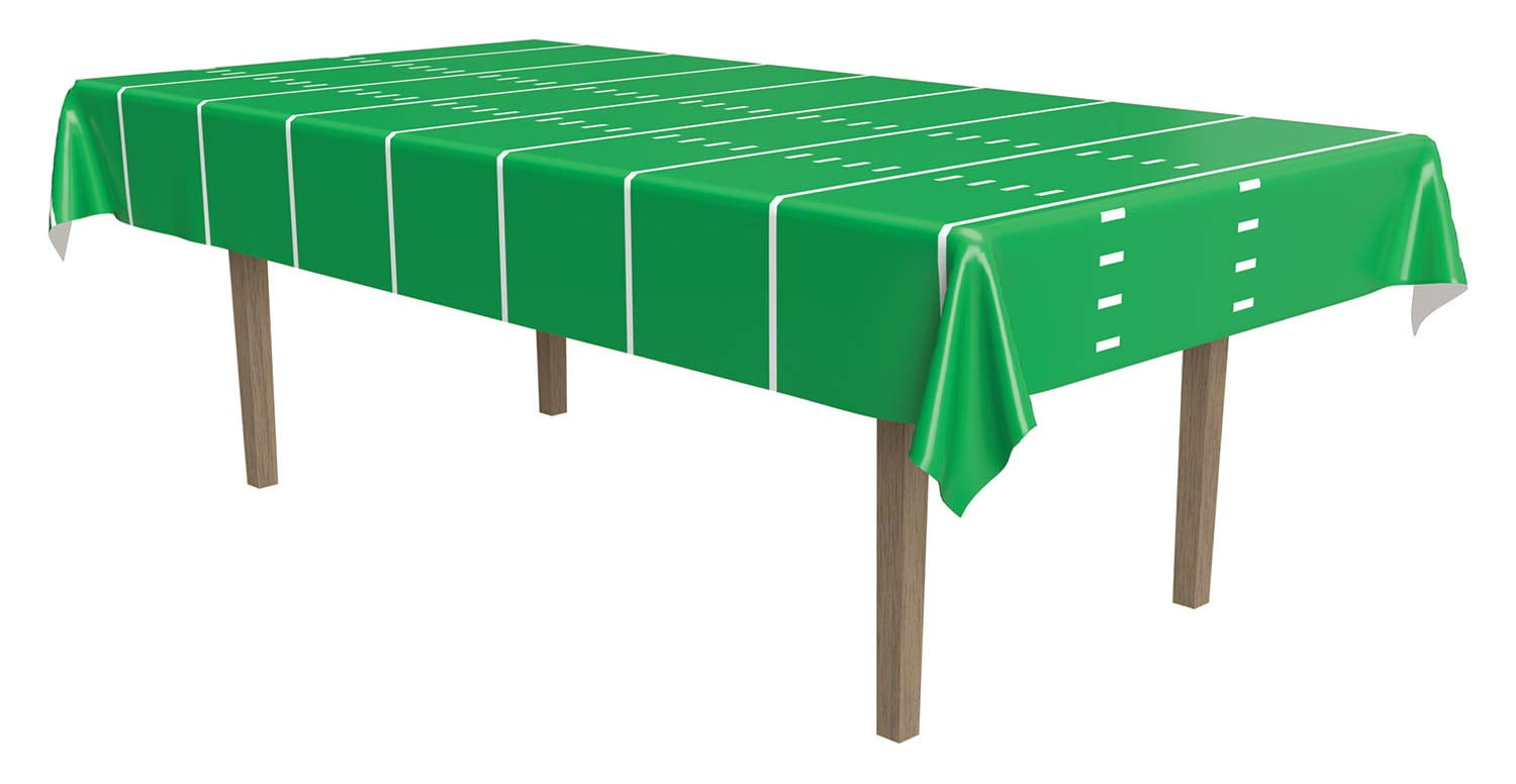 Beistle Game Day Football Tablecloth, Decorative Sports Party Supplies ...