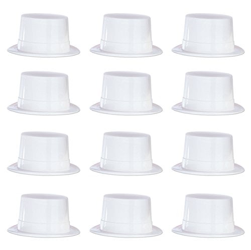 Beistle S66625AZ12 Plastic Toppers, White - Walmart.com
