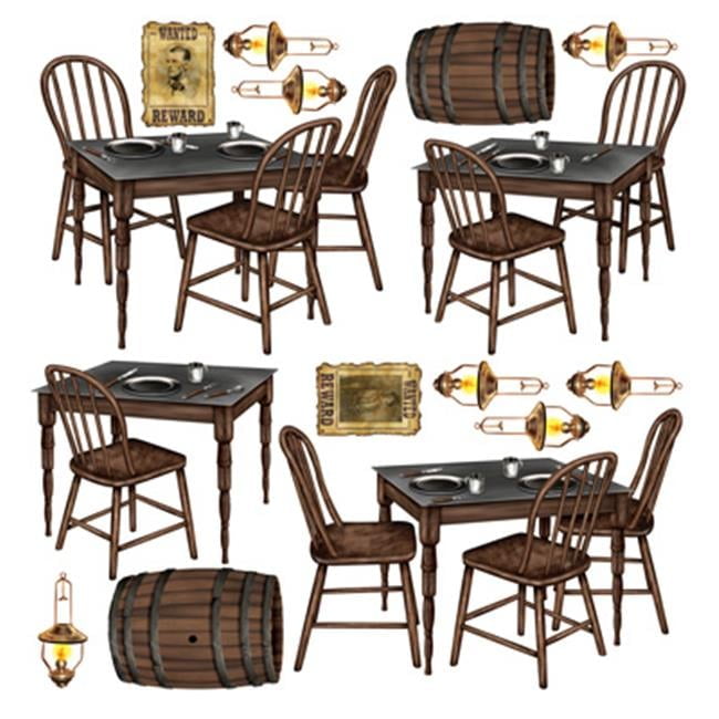 Beistle Saloon Table Props Pack of 12 - Walmart.com