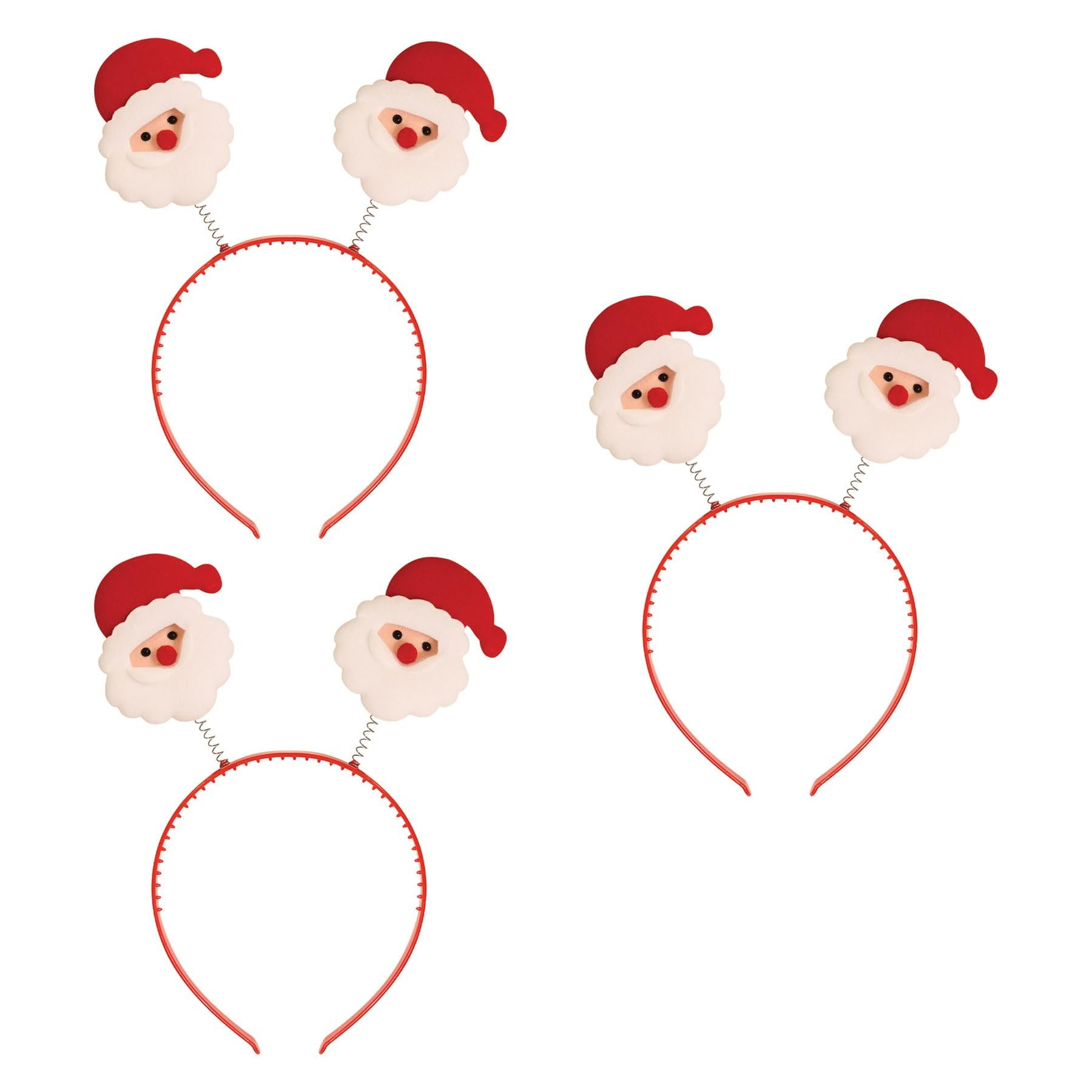 Beistle Santa Bopper Headband, One Size Fits Most, Multi - Walmart.com