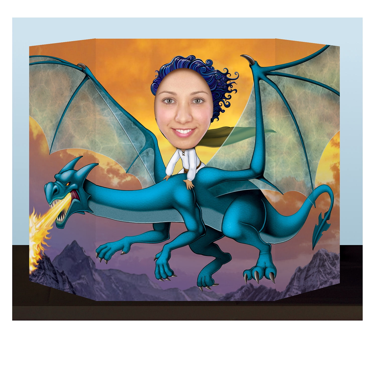 Beistle Set of 6 Medieval Theme Fantasy Dragon Cut Out Photo Prop - 25 ...
