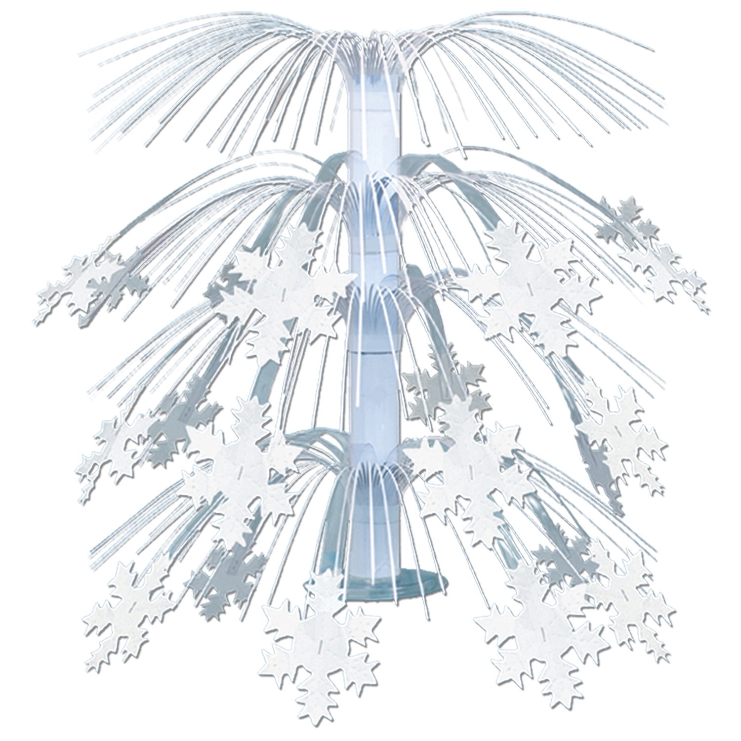 Beistle - Snowflake Cascade Centerpiece - 18" - Pack of 6 - Walmart.com
