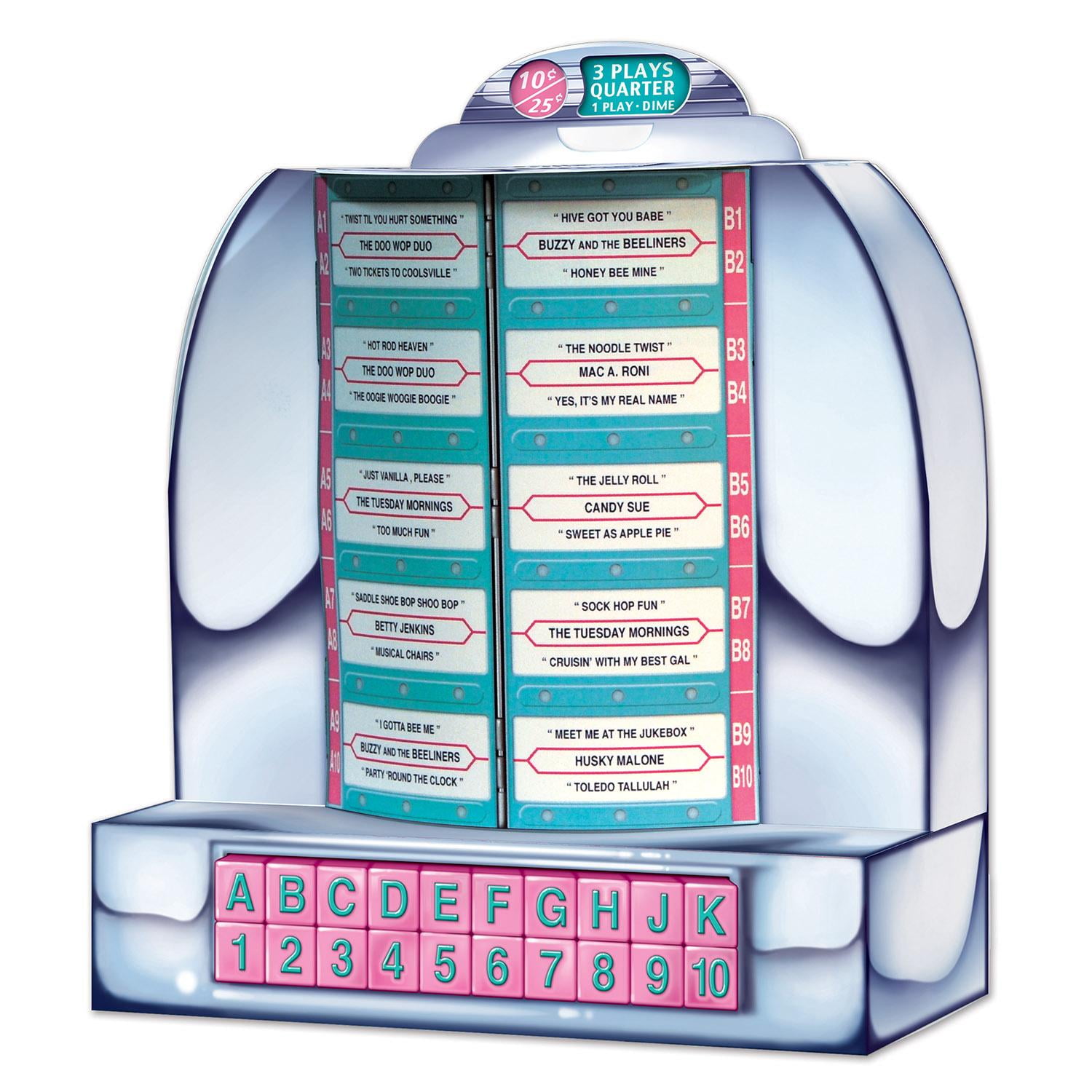 6 Pack Beistle Tabletop Jukebox Party Decoration - Walmart.com