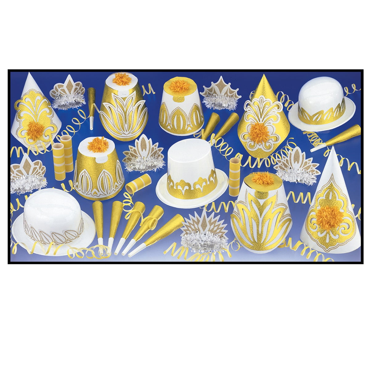 Beistle The Golden Nugget Kit For 50 People for New Year's Eve ...
