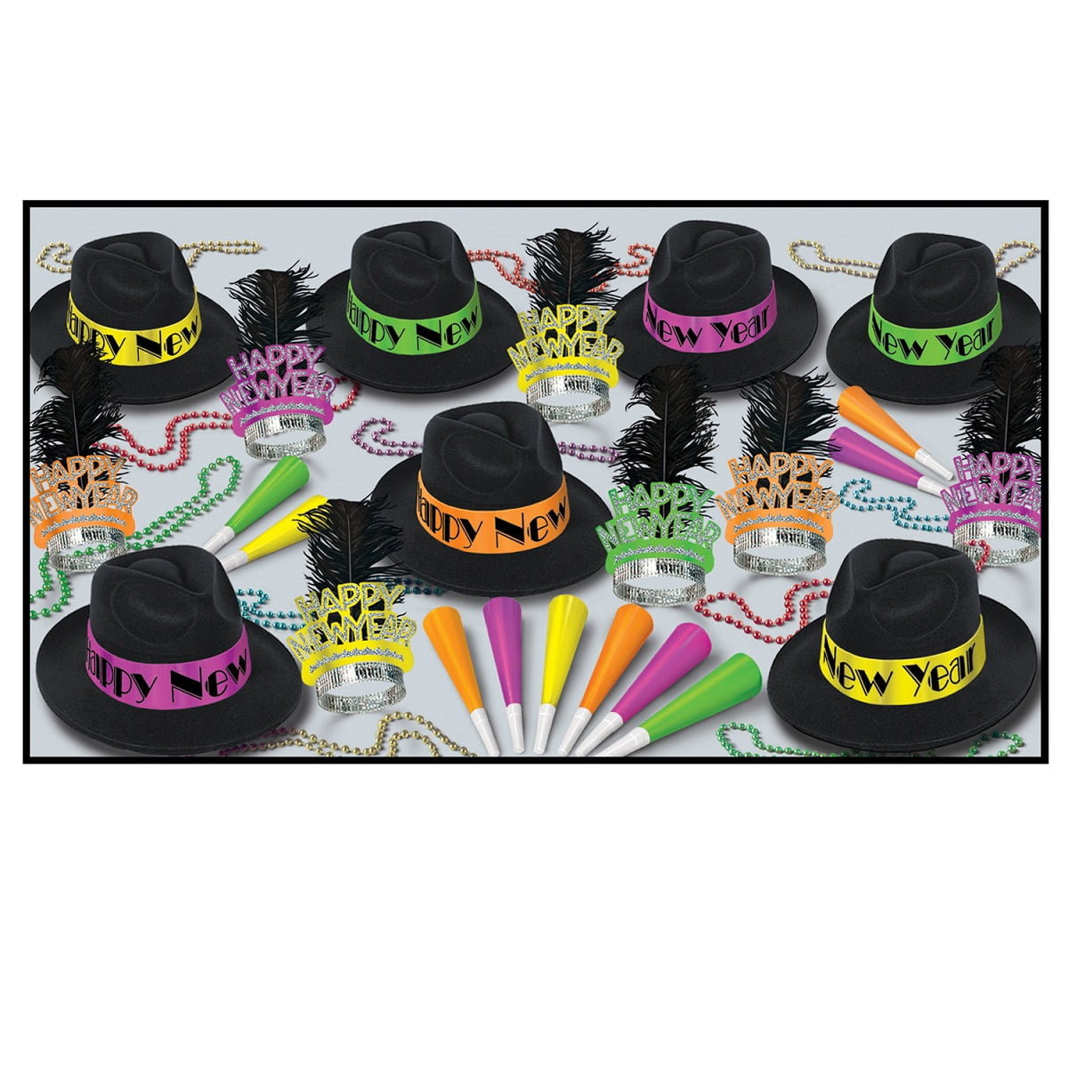 Beistle The Neon Swing Kit For 50 People for New Year's Eve - Walmart ...