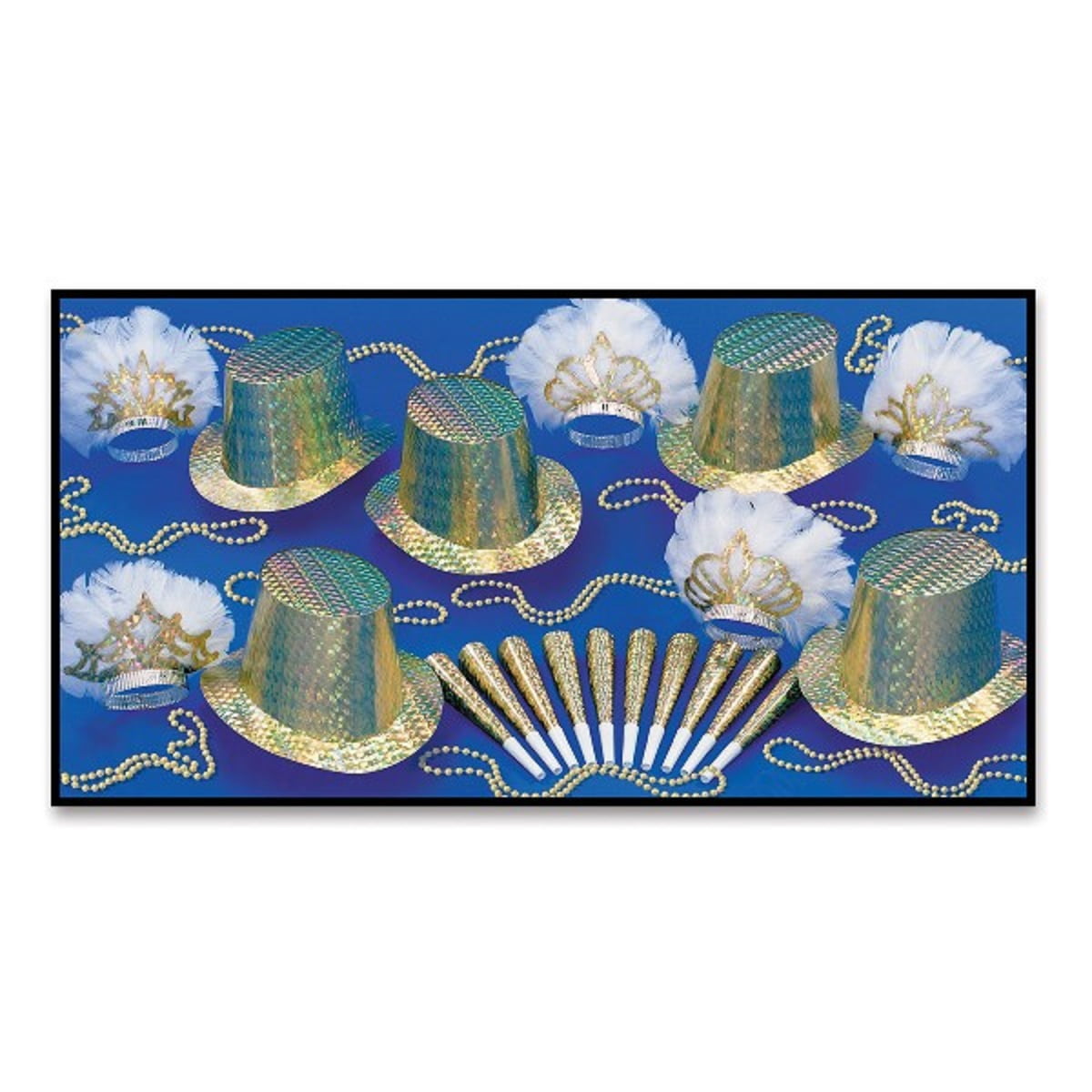 Beistle The Topaz Collection Kit For 50 People for New Year's Eve ...