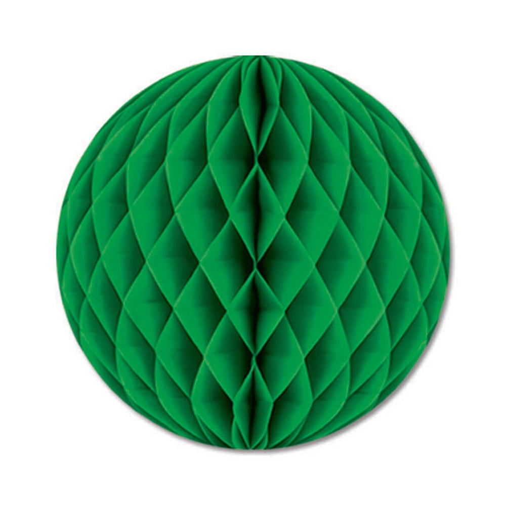 Beistle Tissue Ball 12" Green - 24 Pack - Walmart.com