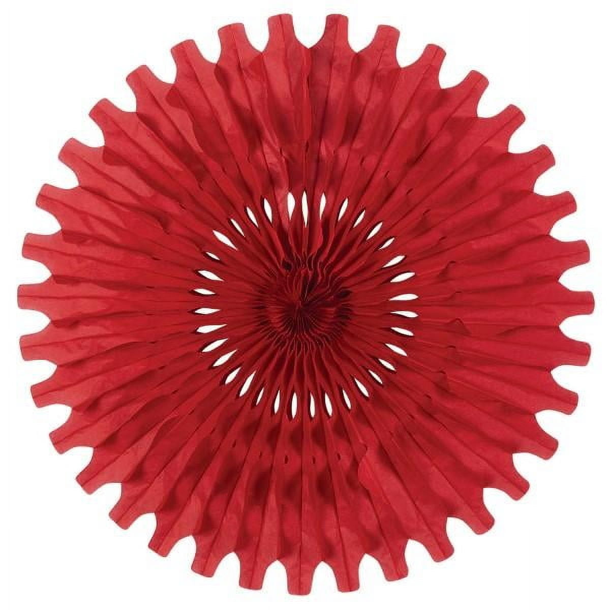 Beistle Tissue Fan red Party Decoration (Case of 12) - Walmart.com