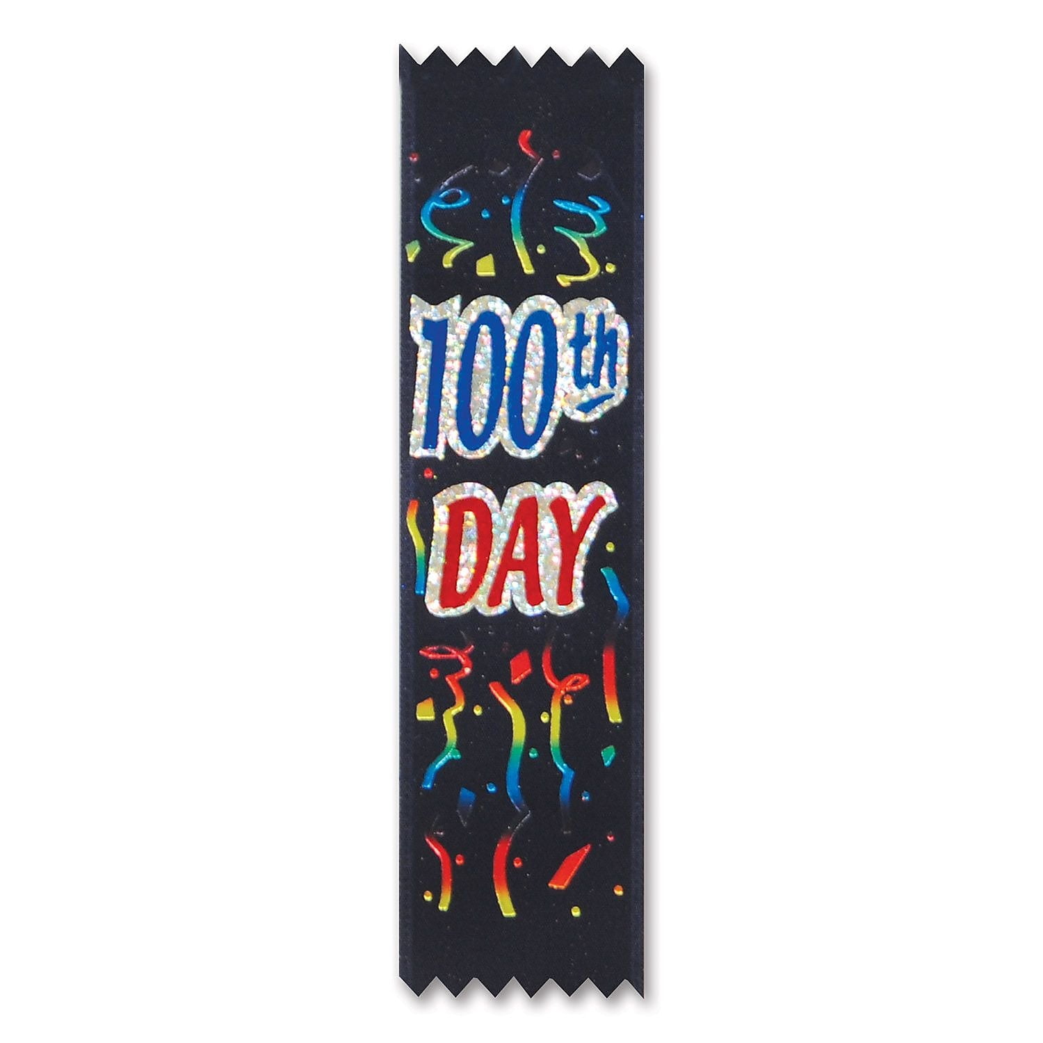 Beistle VP225 100th Day Value Pack Ribbons - Pack of 3 - Walmart.com