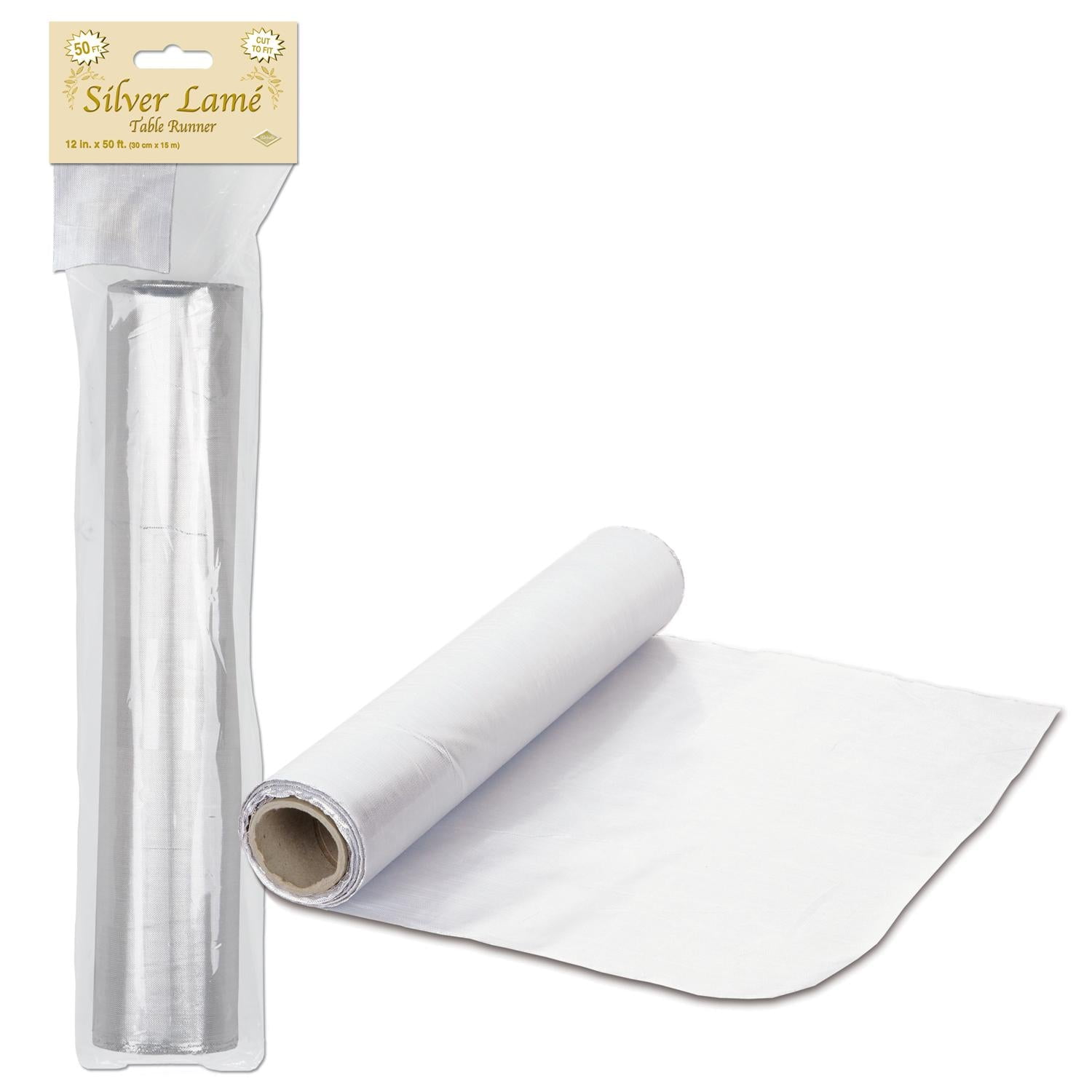 Beistle Wedding Silver Lame Table Runner (Case of 6) - Walmart.com