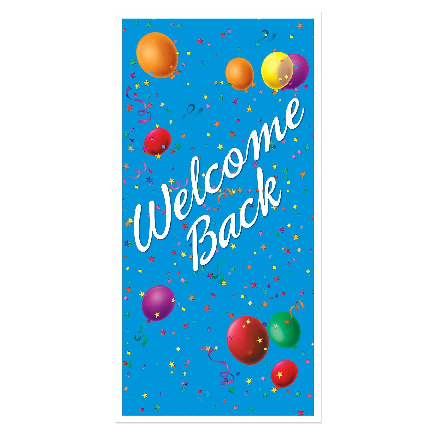 12 Pack Beistle Welcome Back Party Door Cover - Walmart.com