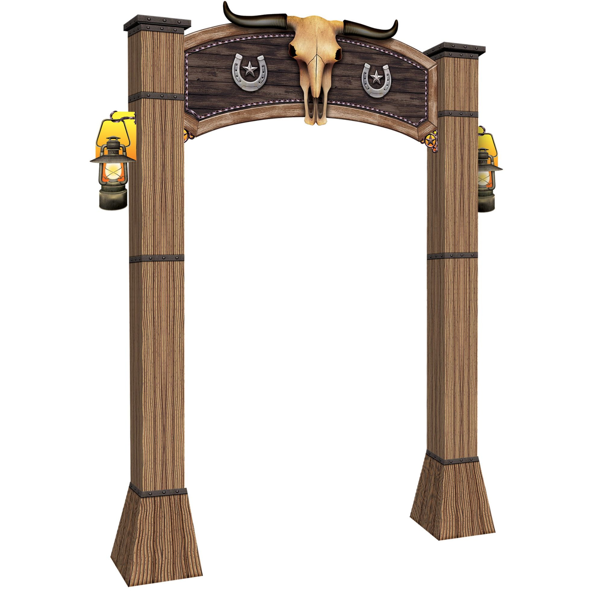 Beistle Western 3D Archway Decoration - 7.5' - Brown - Walmart Business ...