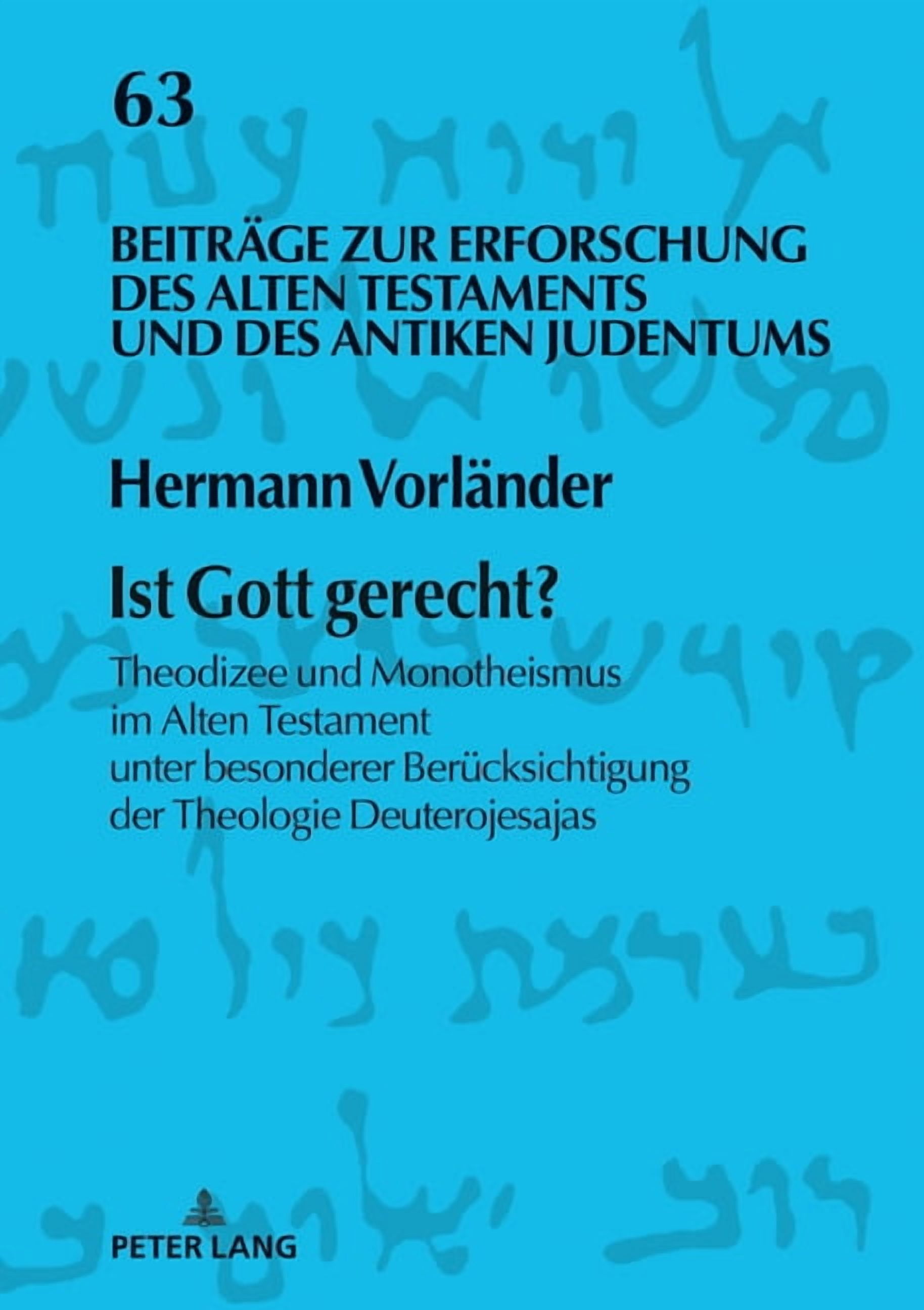 Beiträge Zur Erforschung Des Alten Testaments Und Des Antiken Judentums ...