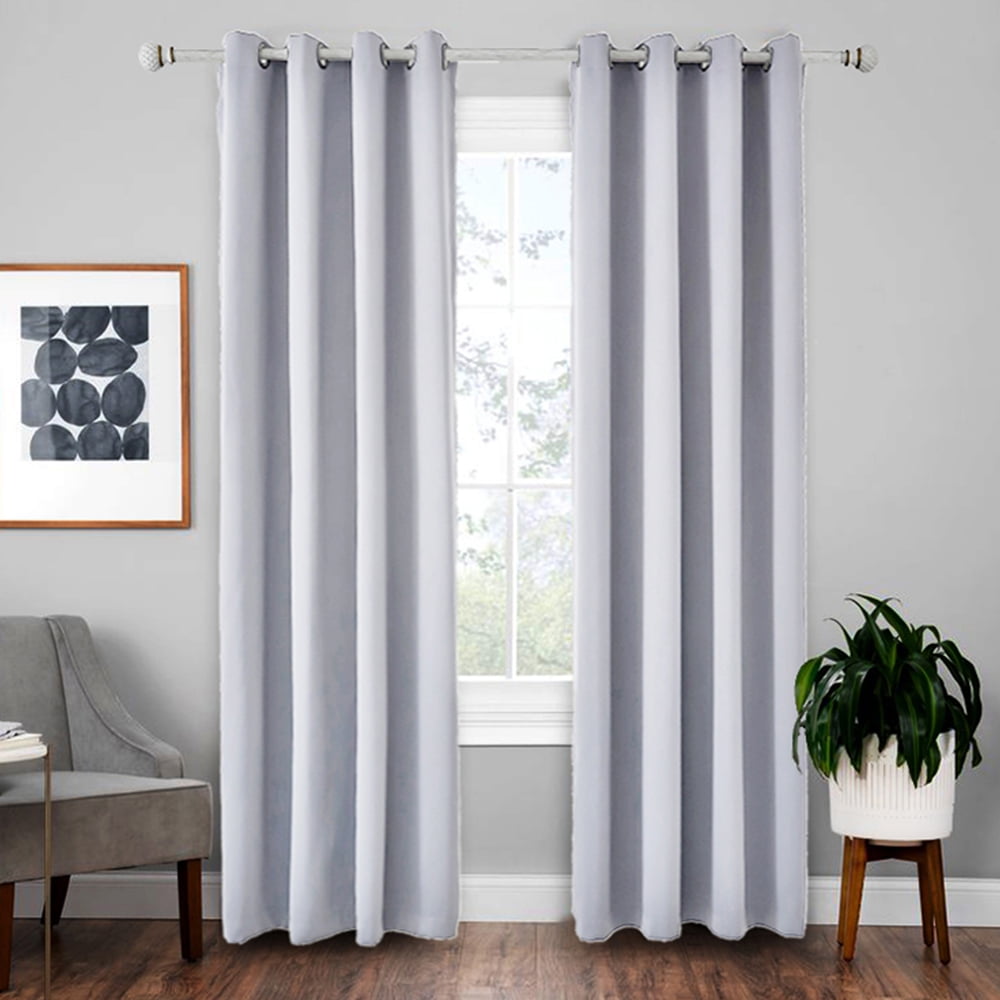 Beiwei Single Curtain Panel Eyelet Ring Top Blackout Window Curtain ...