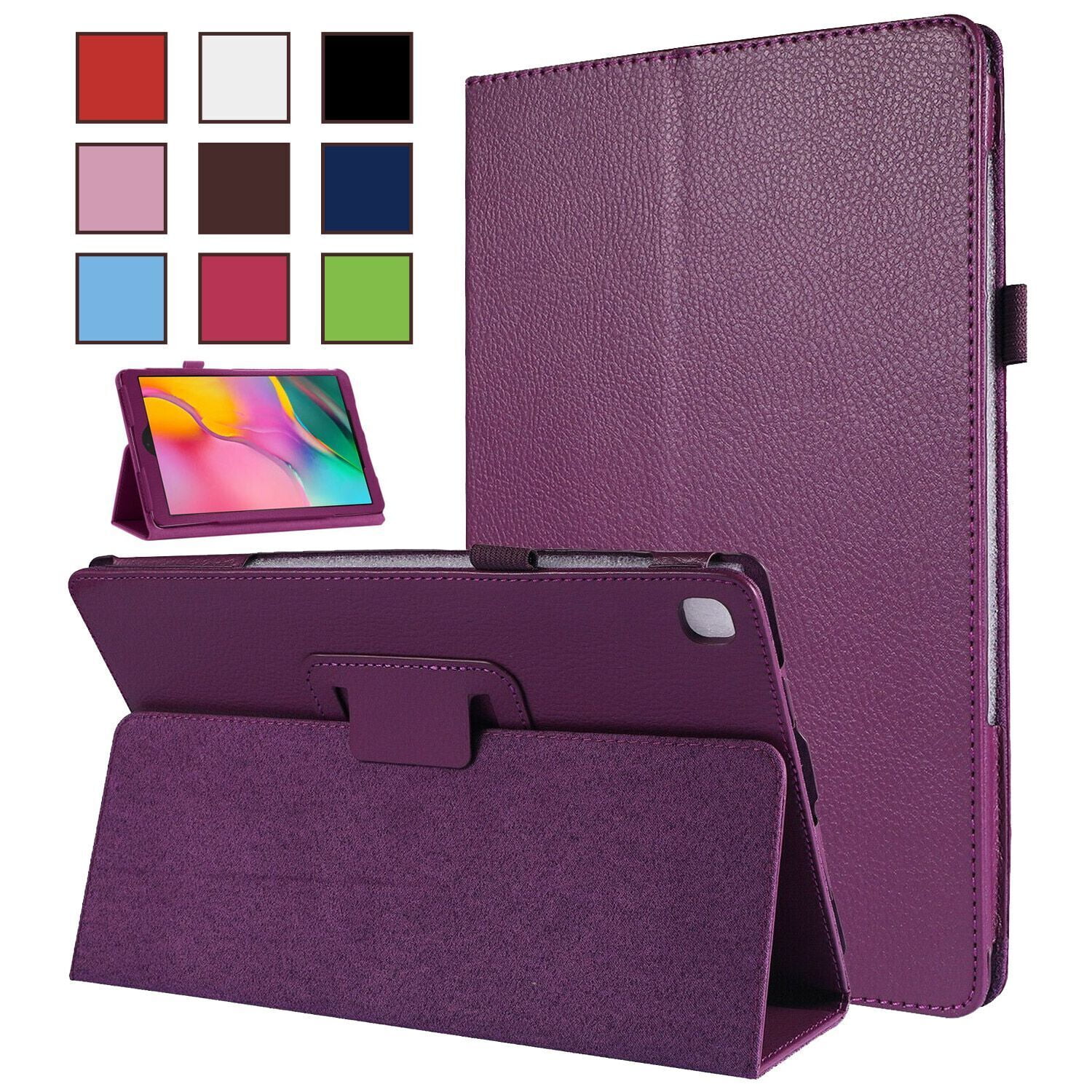 Beiyoyo Samsung Galaxy Tab A8 10.5 Tablet Case Leather Folio Flip Stand ...