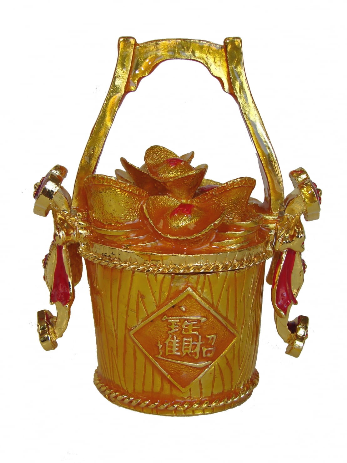Bejeweled Cloisonne Wealth Bucket for Feng Shui Wealth - Walmart.com