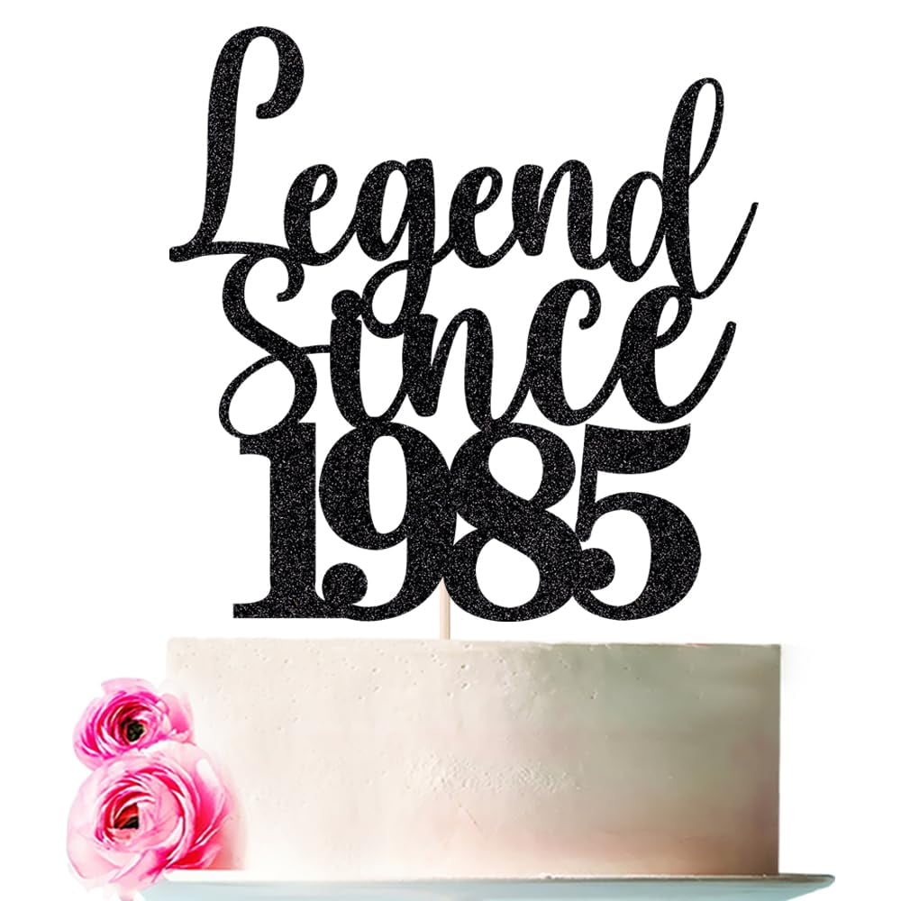 Bejotaa Legend since SCH4 1985 Aged To Peifection Cake Topper, 40th ...
