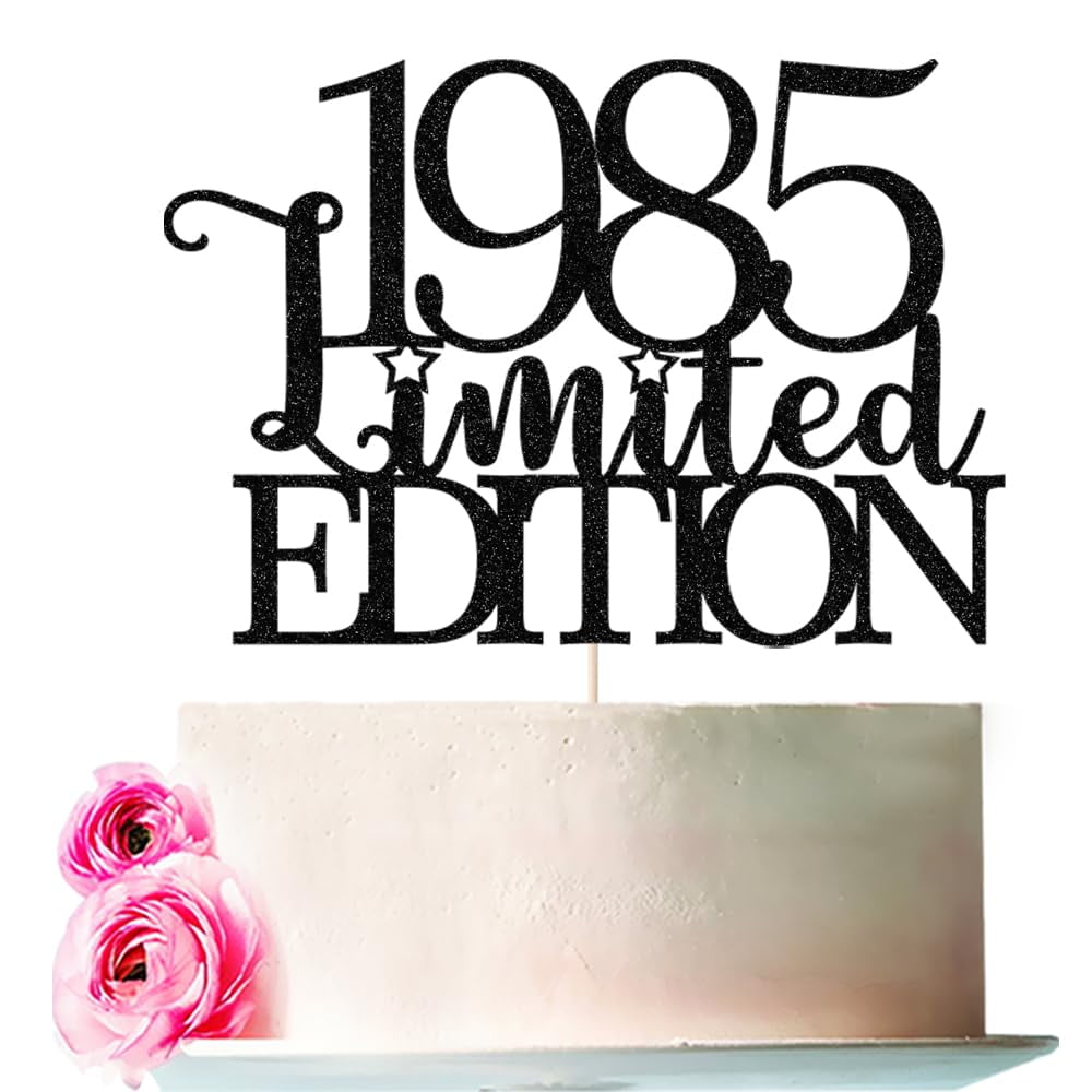 Bejotaa Limited EDITION SCH4 1985 Cake Topper Hello 40，Funny 40th ...