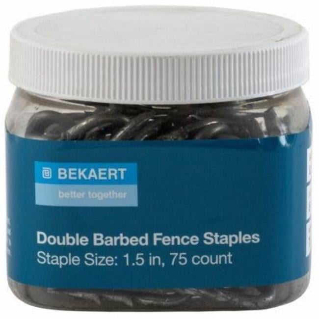 Bekaert 274769 1.5 in. Fence Staples Bezinal Coating, 8 Gauge - 75 ...