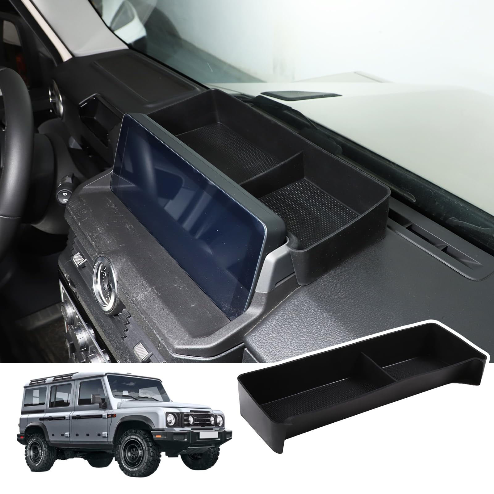 Bekantogy Car Center Console OIF8 Storage Tray Compatible with Ineos ...