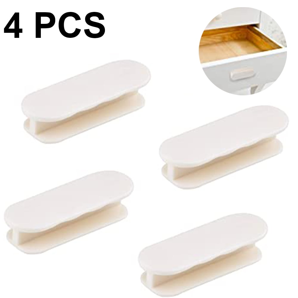Bekayaa 4Pcs Self-Stick Instant Cabinet Handles, Push Pull Drawer Knobs ...