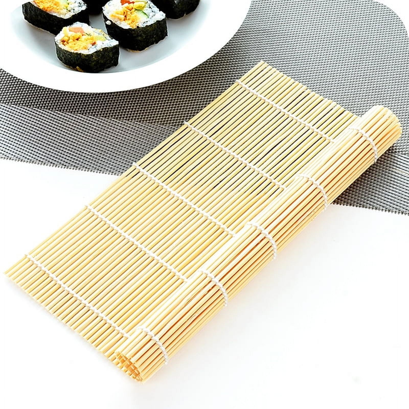 Bekayaa Bamboo Sushi Mat, Model BSM2, Handcrafted, Smooth Surface, Perfect for Sushi Rolls ...