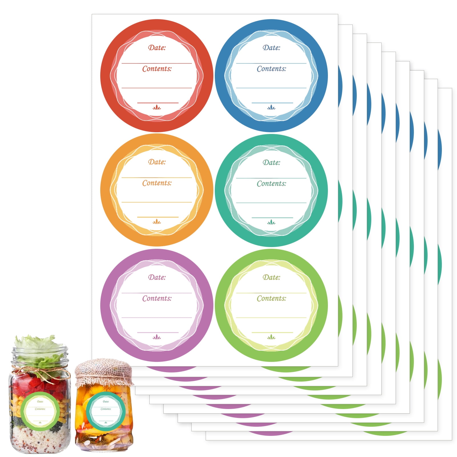 Bekayaa Day of The Week Labels, 30pcs Food Labels Stickers for ...