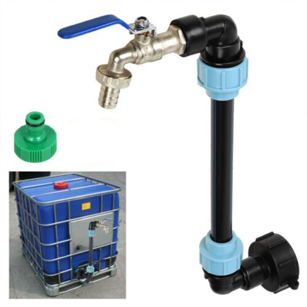 Bekayaa IBC Gooseneck +3/4" Outlet Tap Adapter for Container ...