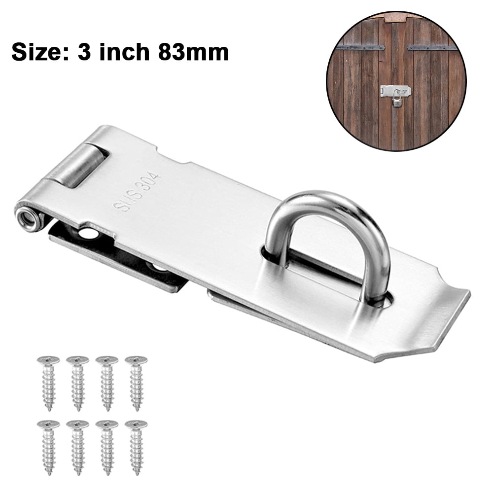 Bekayaa Stainless Steel Padlock Hasp, Heavy Duty Security Door Clasp ...