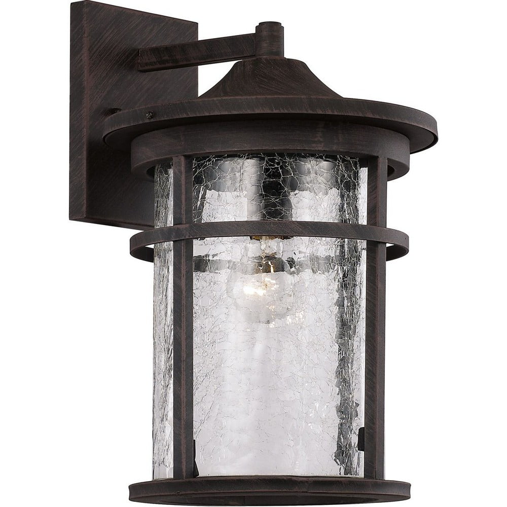 Bel Air Lighting Avalon Rustic Brown Switch Incandescent Wall Lantern ...