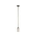 Bel Air Lighting Mod Pod 1-Light Brushed Nickel Hanging Mini Pendant ...